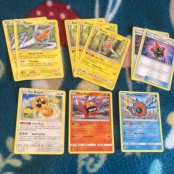 Pokemon | Toys | Pokmon Tcg Rotom Bundle Cards Heat Wash Fan Rotom Dex ...